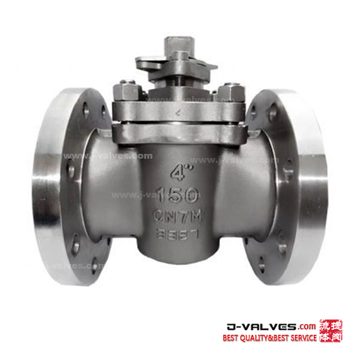CN7M Duplex Stainless Steel Full Port Flange Type Plug Valve from China ...