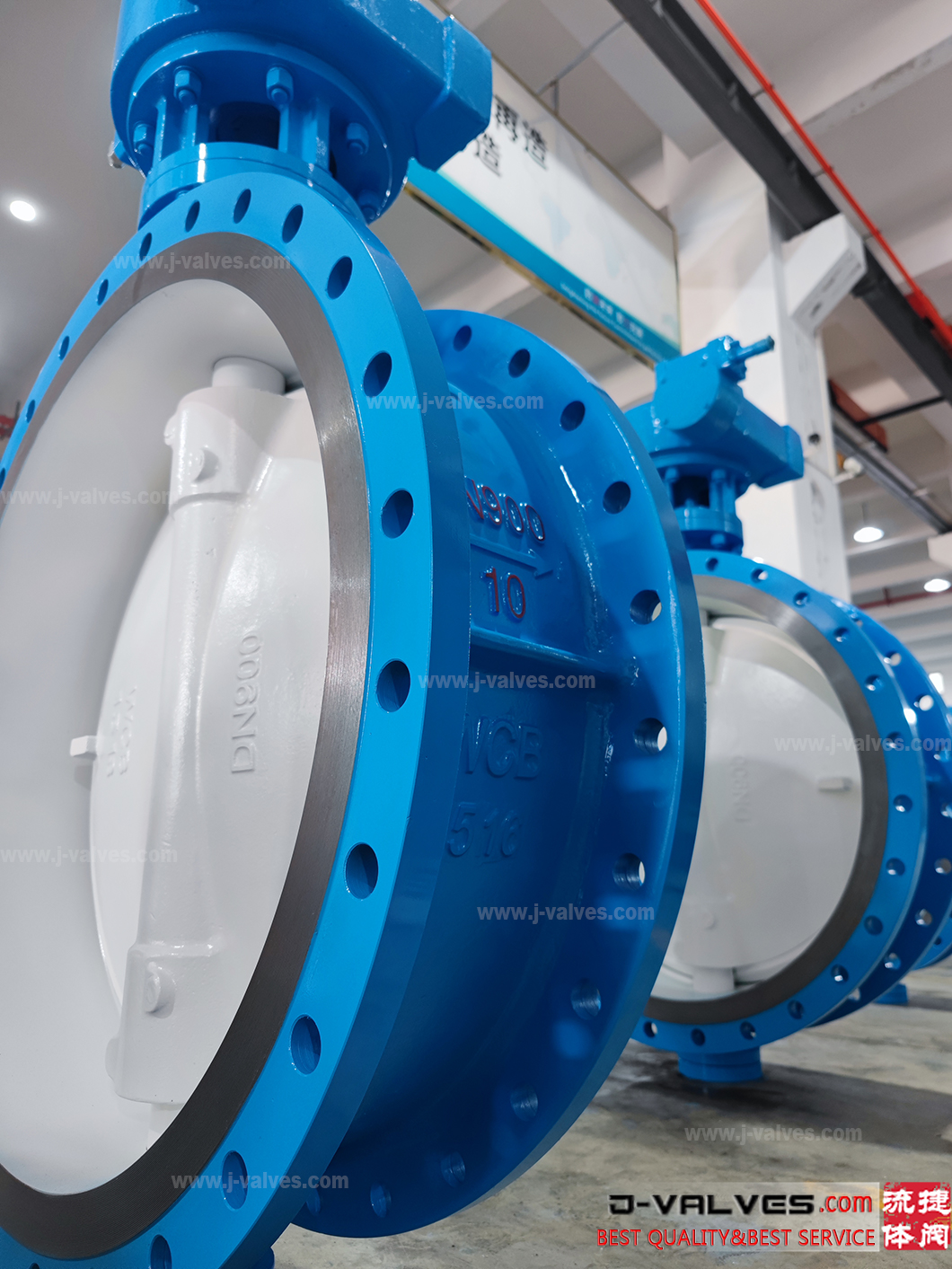 DN900 PN10 Carbon Steel A216 WCB Flange Butterfly Valve - Industrial valves