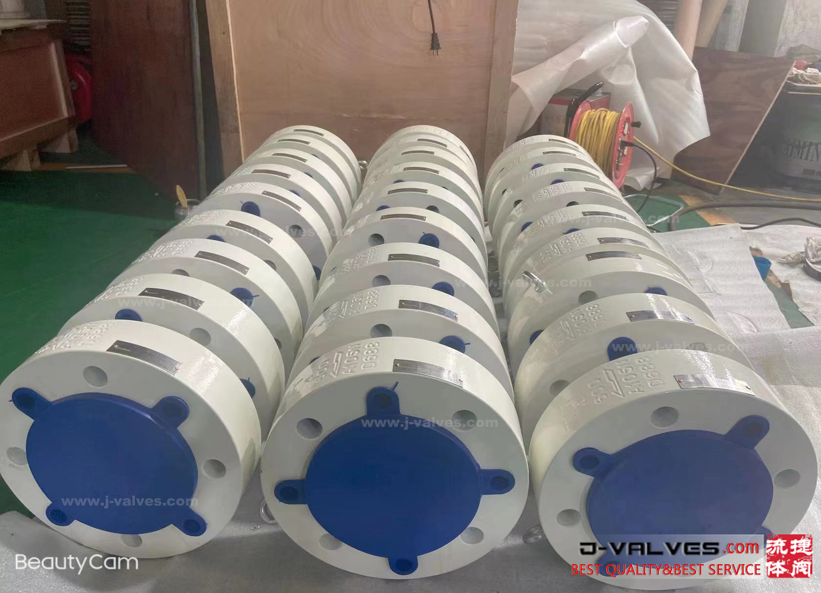 Double flap wafer check valve with 4 inch class 600lb carbon steel ASTM ...
