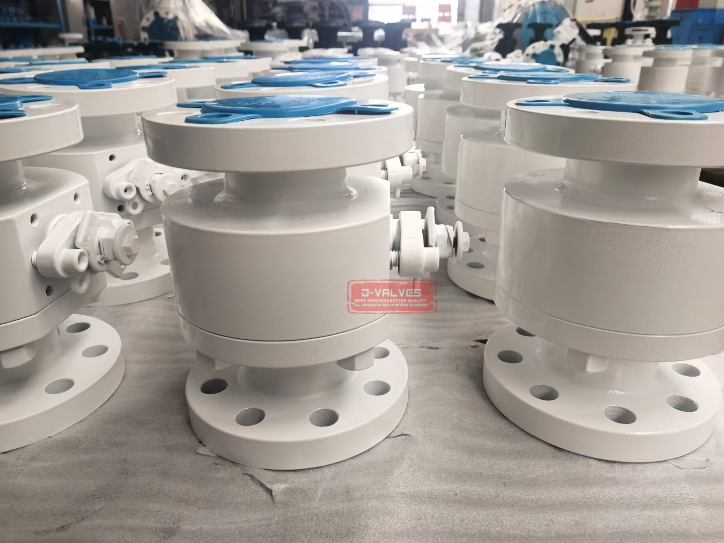2PC Forged Steel A105 Flange Floating Ball Valve - J-Valves