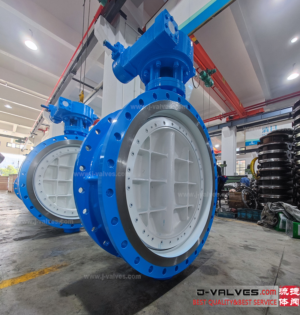 DN900 PN10 Carbon Steel A216 WCB Flange Butterfly Valve - J-Valves